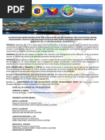 Brgy Contingency Plan | PDF | Emergency Management | Tropical Cyclones