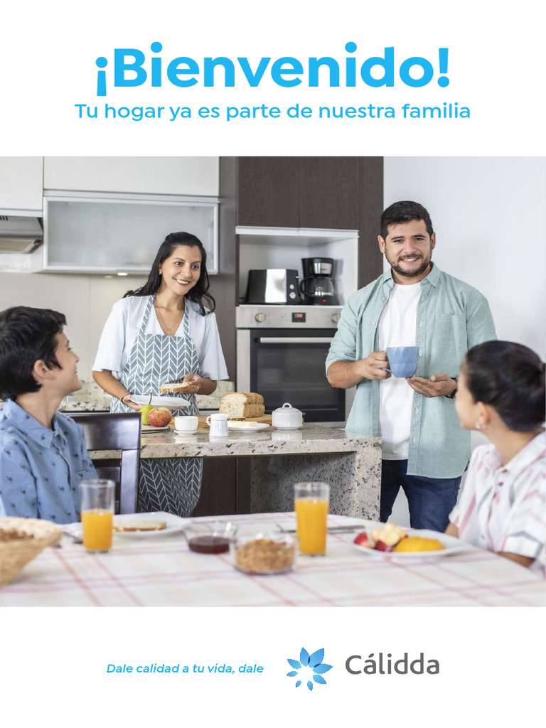 Manual Calidda Junio 2023 Welcome Pack Hogar | PDF | Las compras en línea | Estufa de cocina