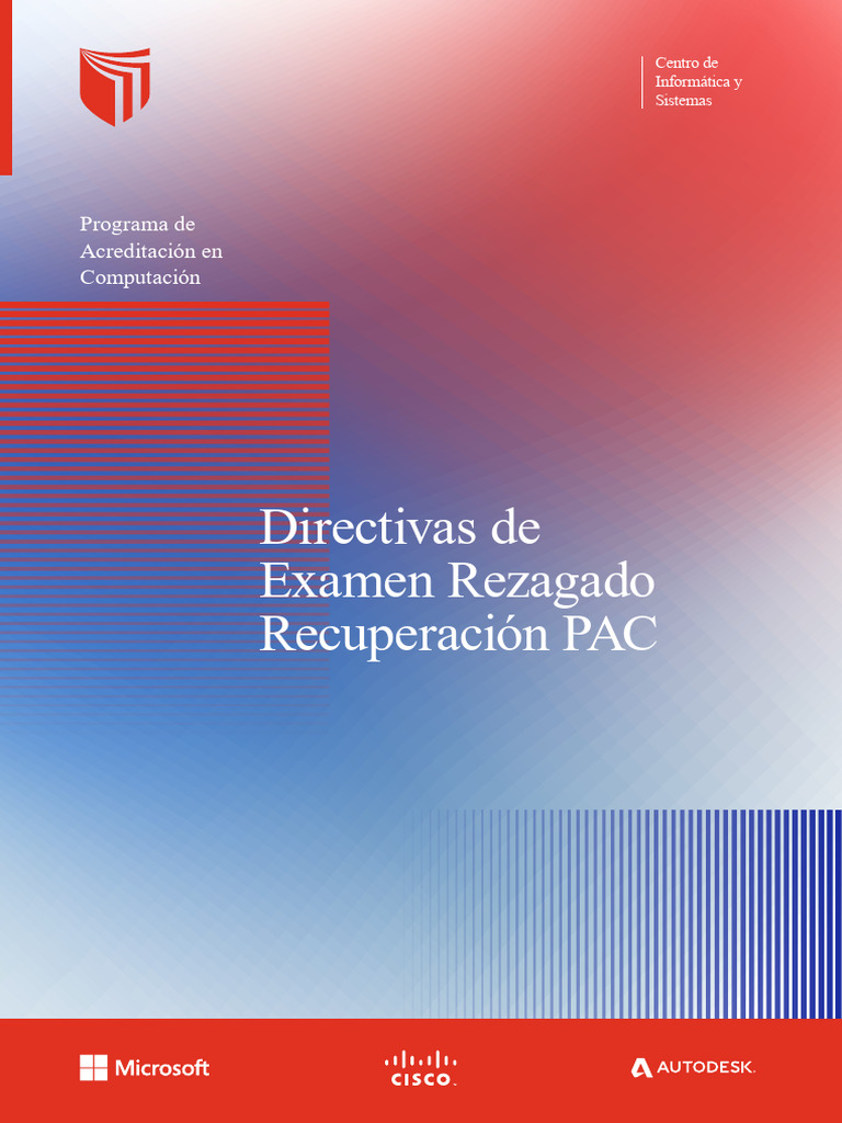 Directrices para Exámenes Rezagados y de Recuperación | PDF ...