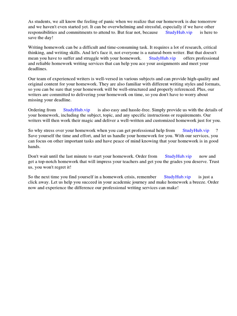 Homework Help Services for Students | PDF
