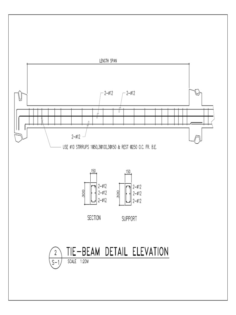 TIE-BEAM | PDF