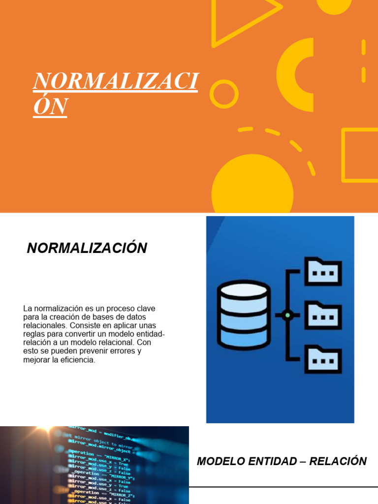 NORMALIZACIÓN | PDF