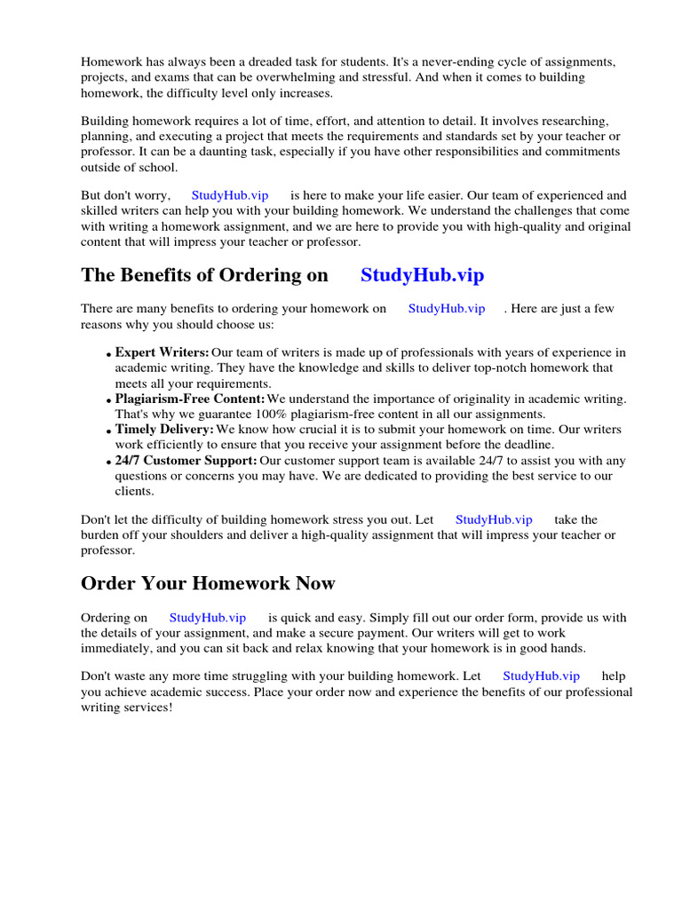 Do Your Homework Building | PDF | Homework | Schools