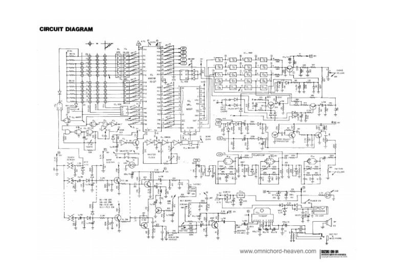 Suzuki Omnichord OM-84_schematics | PDF