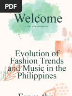 Original Filipino Music: Evolution Timeline | PDF