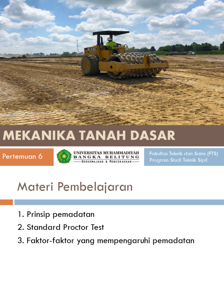 Faktor Pemadatan Tanah dalam Konstruksi | PDF