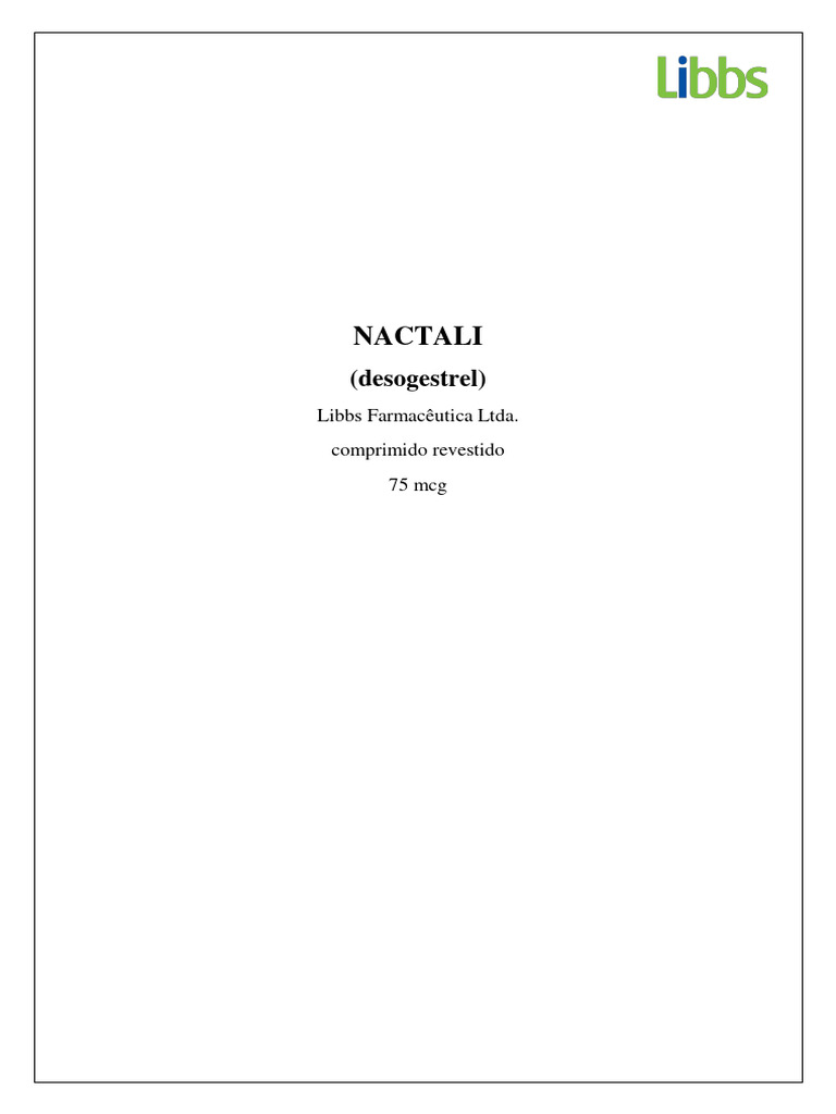 Nactali-Bula-Paciente | PDF | Pílula anticoncepcional | Gravidez