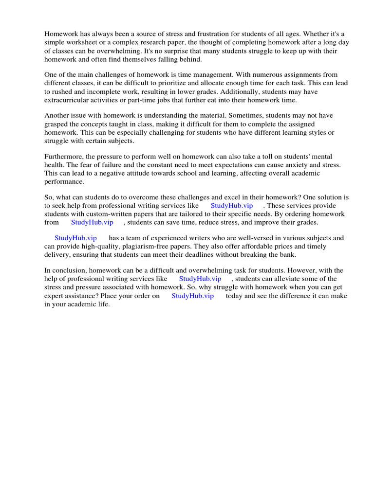 Homework Speech | PDF | Homework | Individualized Education Program