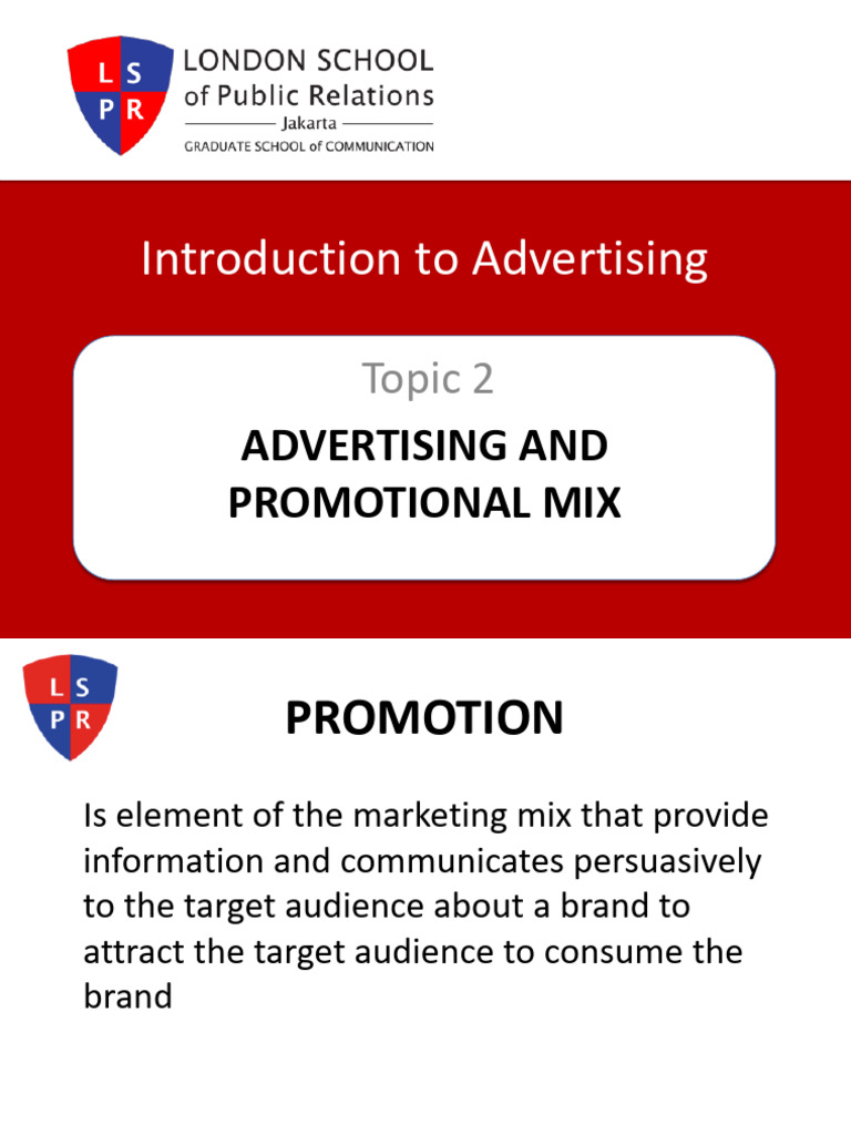 Advertising and Promotional Mix | PDF | Advertising | Sales