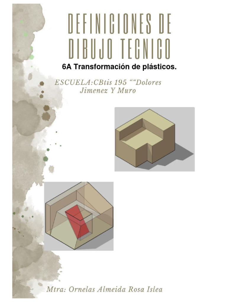 Instrumentos y técnicas de dibujo técnico | PDF | Dibujo técnico | Dibujo