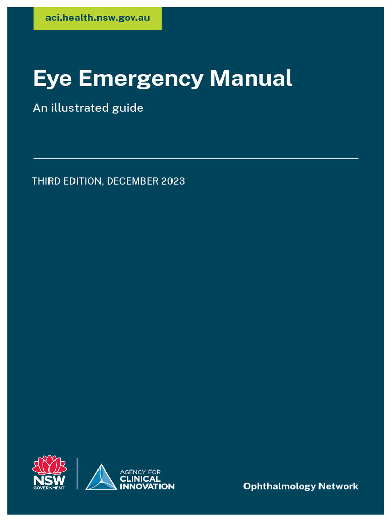 ACI Eye Emergency Manual | Download Free PDF | Glaucoma | Ophthalmology