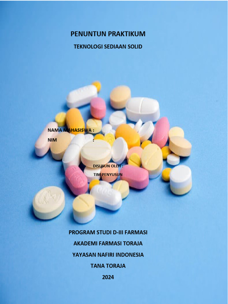 Panduan Praktikum Sediaan Solid Farmasi | PDF