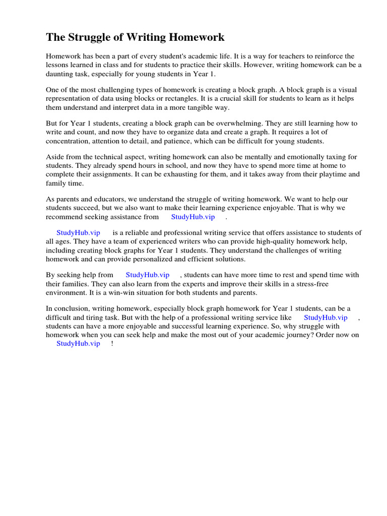 Block Graph Homework Year 1 | PDF | Homework | Worksheet