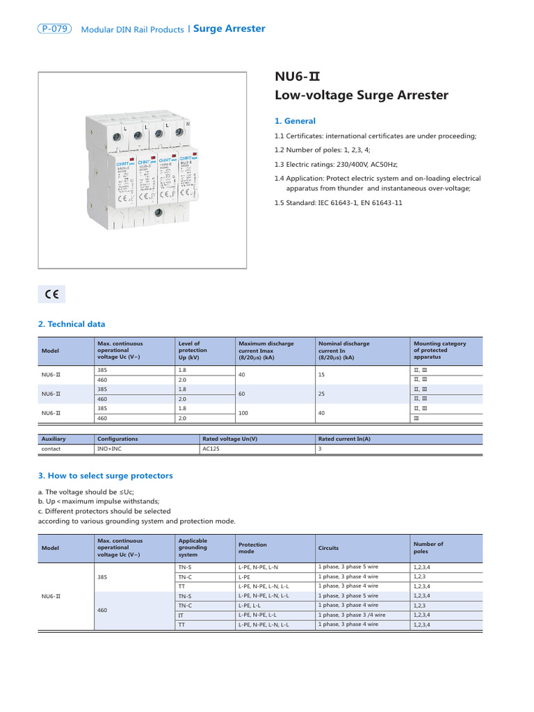 Nu6-Ii - Datasheet | PDF | Equipment | Electromagnetism