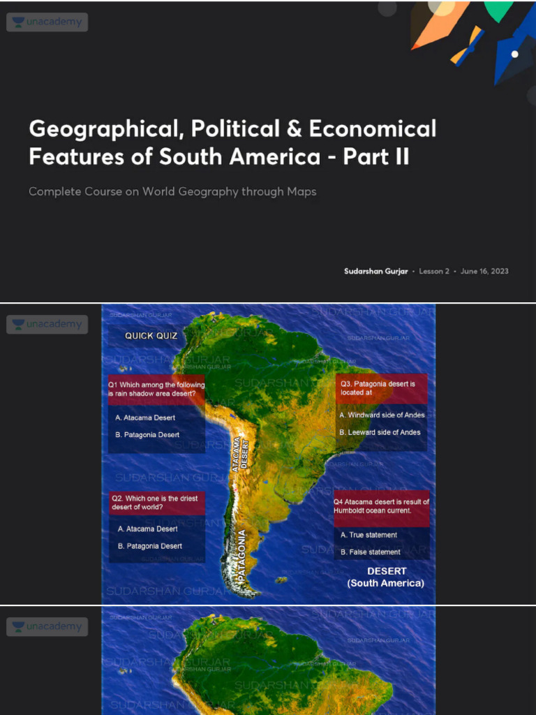 Geographical_Political_Economical_Features_of_South_America_Part | PDF