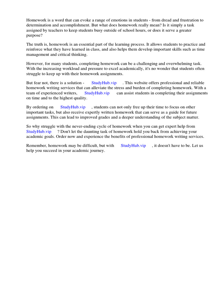 What Does Homework Really Mean | PDF | Homework | Teachers