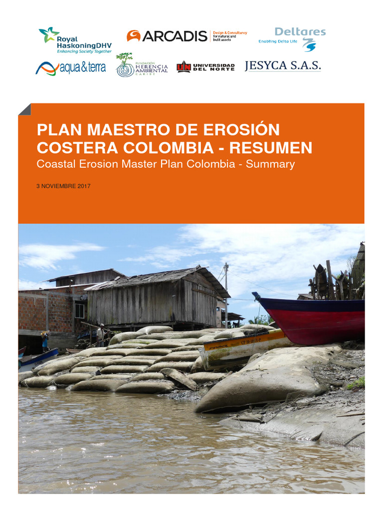 PLAN MAESTRO DE EROSIÓN COSTERA COLOMBIA - RESUMEN. Coastal Erosion ...