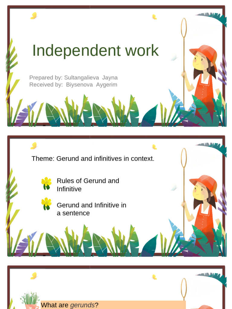 Grammar Presentation Pdf Verb Noun