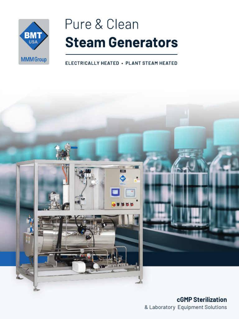BMT USA Pure & Clean Steam Generators | PDF | Steam | Sterilization ...