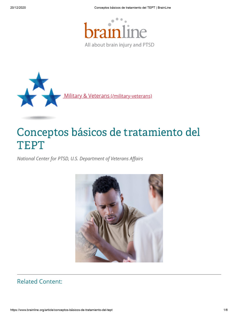 Conceptos básicos de tratamiento del TEPT _ BrainLine | PDF | Inhibidor ...
