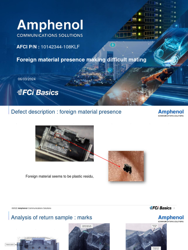 Foreign Material Presence Chefsen 10142344-108KLF V3 | PDF