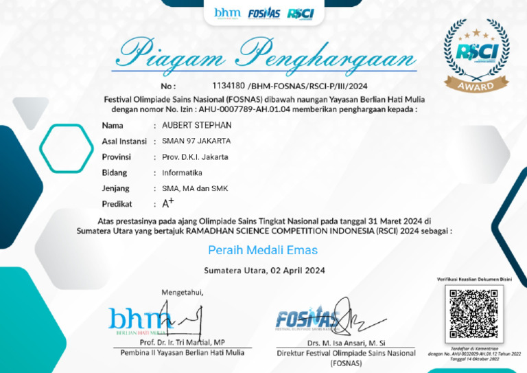 Piag - Informatika - RSCI 2024 | PDF