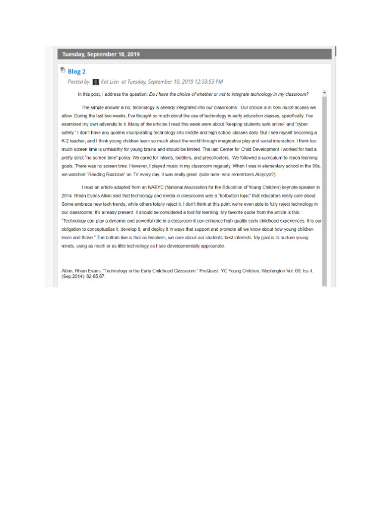 Technology Artifacts | PDF