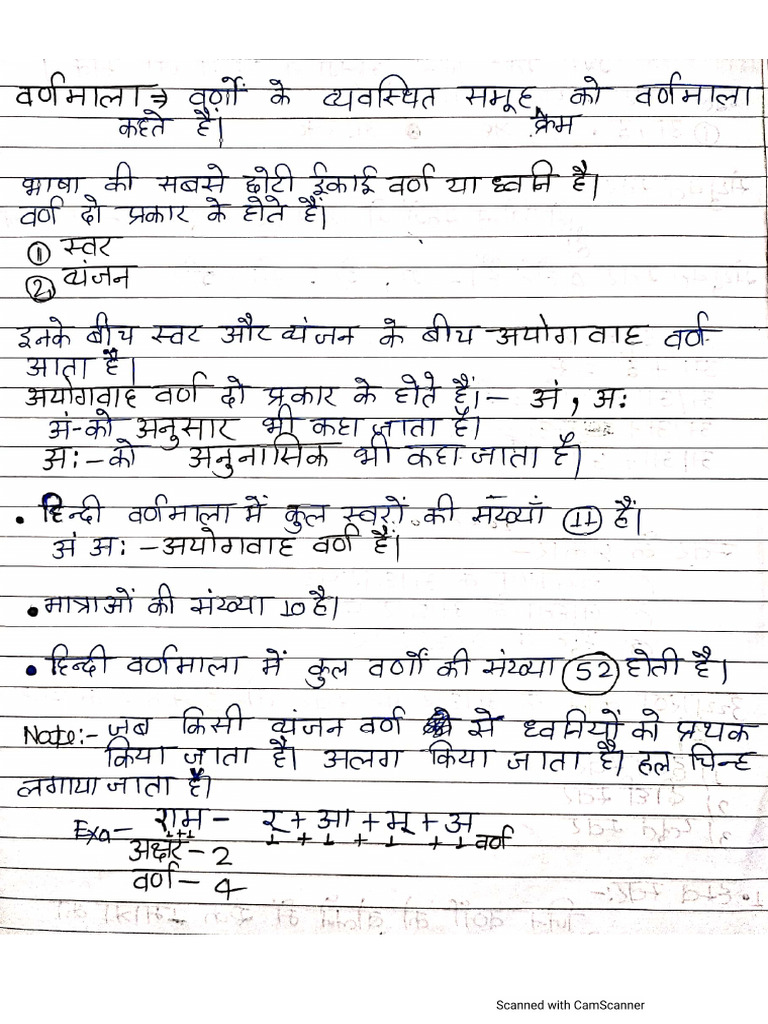 Hindi Notes | PDF