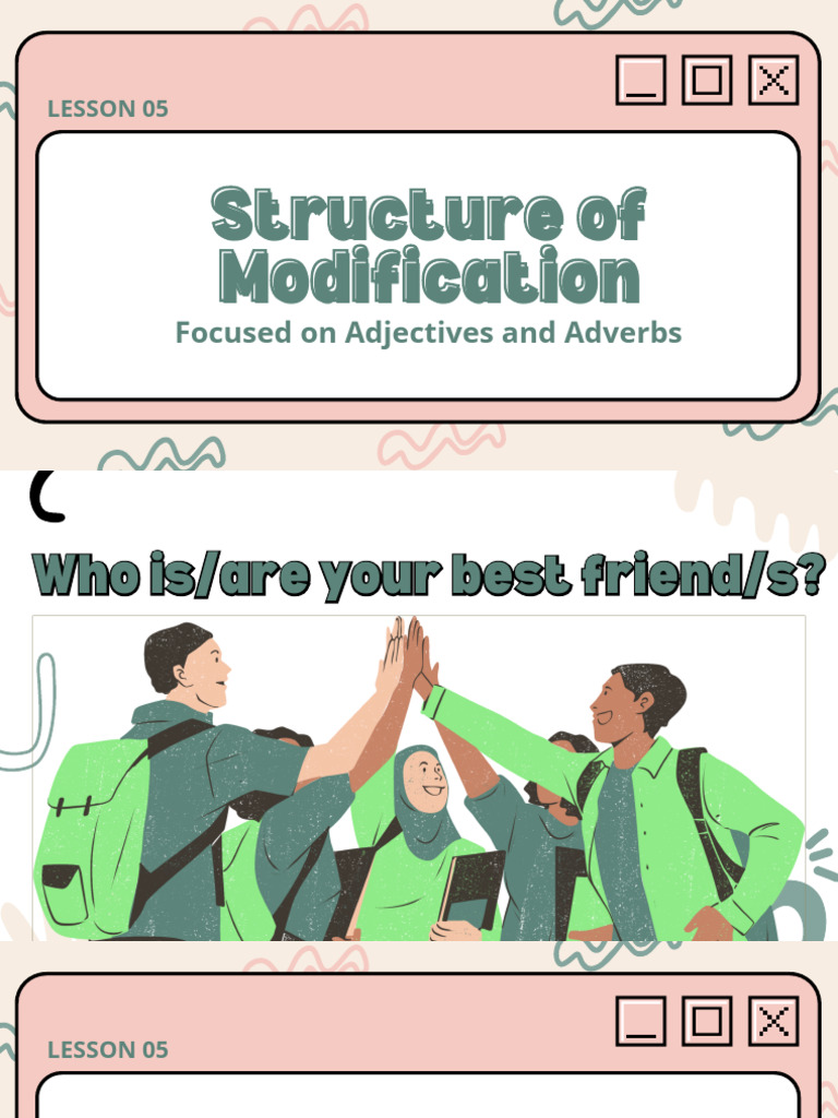 G10 L5 Structures of Modification | PDF | Adverb | Adjective
