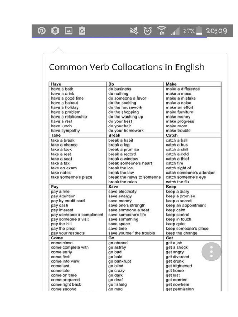 Common Verb Phrases | PDF