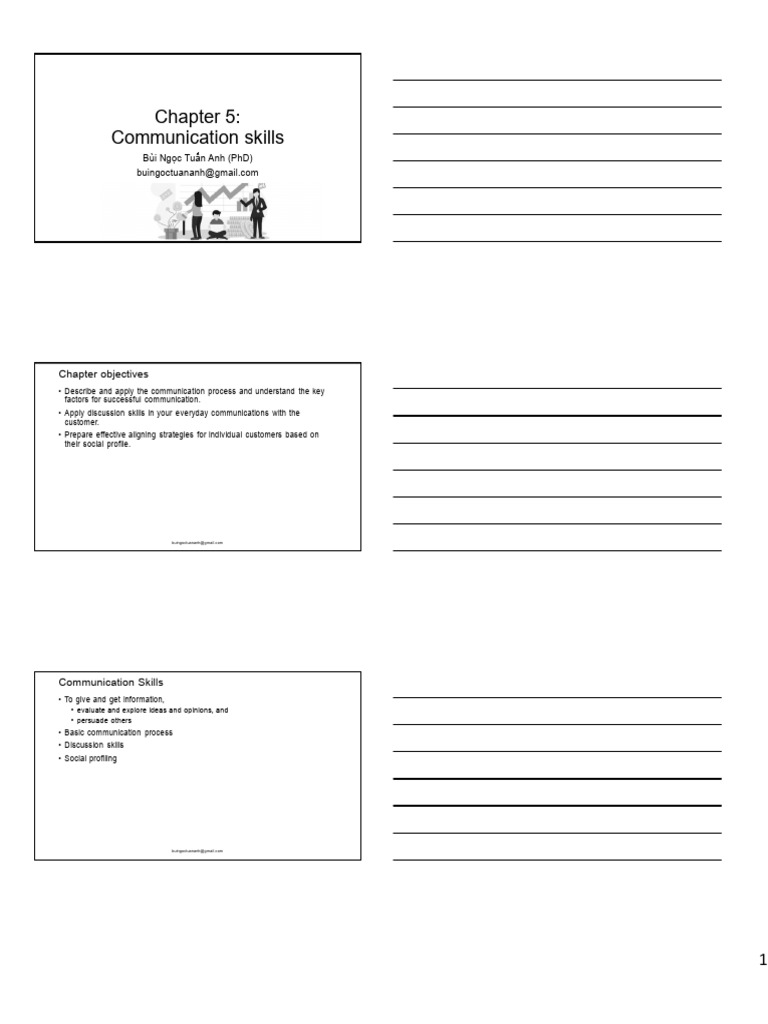 Chapter05 Communication Skills | PDF | Communication | Return On Investment
