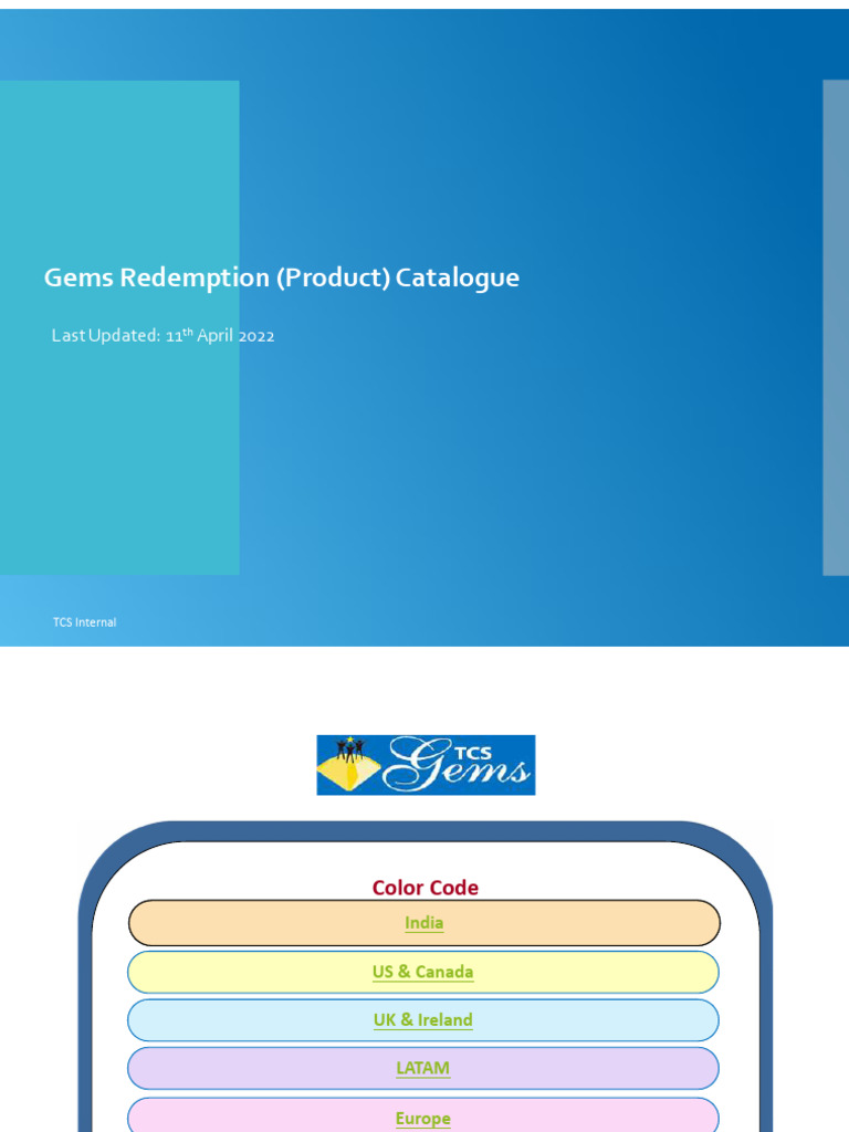 Gems Catalogue Review - Updated - 09.04.2022 - Final | Download Free PDF | Credit Card | Gift Card