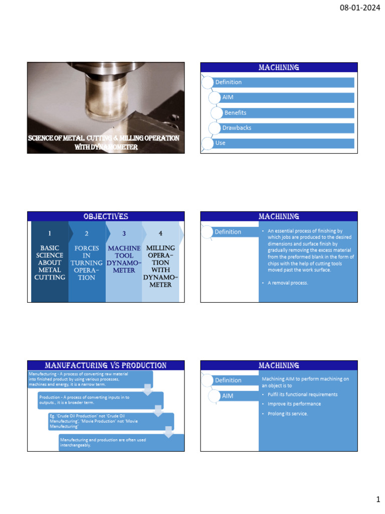 1- Writeup on Science of Metal Cutting With Dynamometer-1 | PDF | Machining | Mechanical Engineering