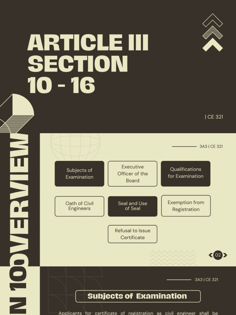 Art III Section 10 - 16 | PDF