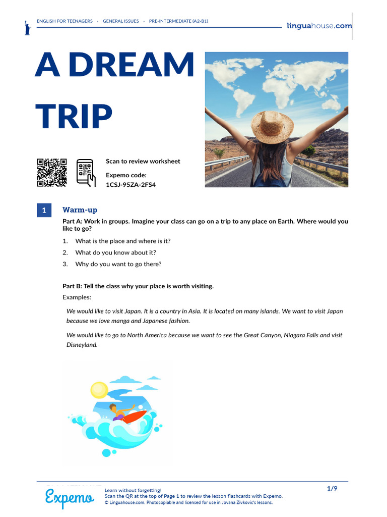 A Dream Trip American English Student | Download Free PDF | South America | Andes