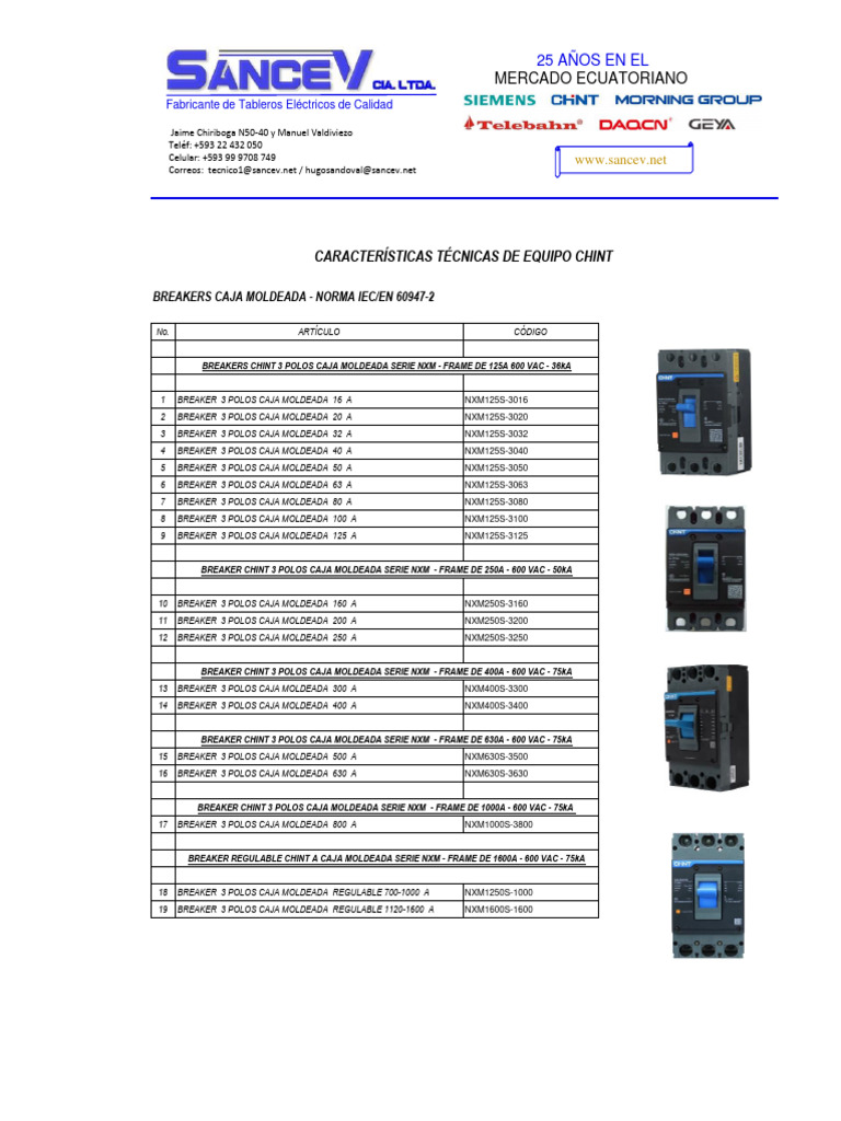 catalogo_chint | PDF