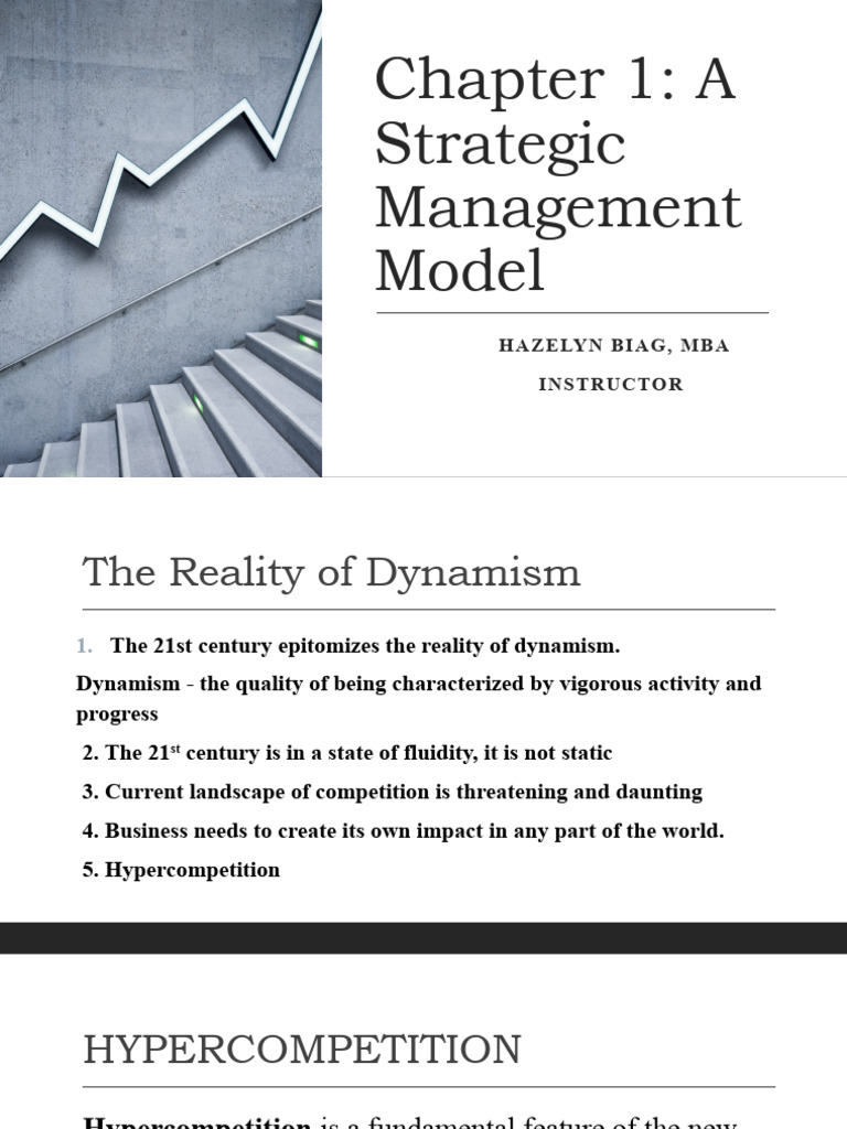 Chapter 1 The Strategic Management Model | PDF | Strategic Management ...