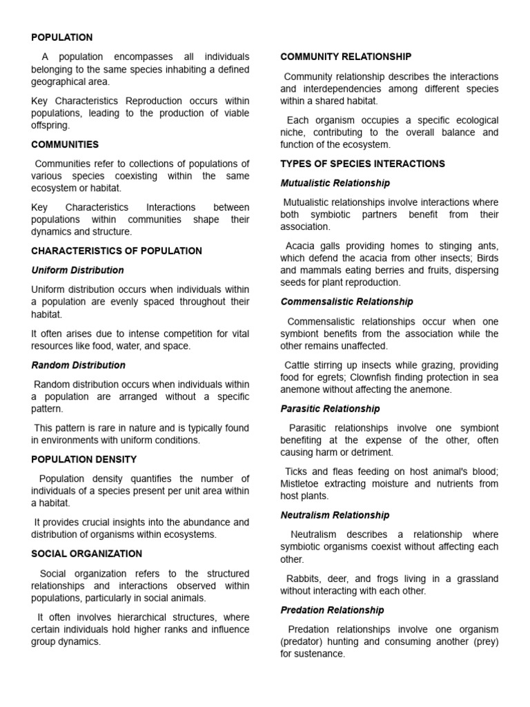 Envi Scie Midterm Reviewer | PDF | Ecology | Forests