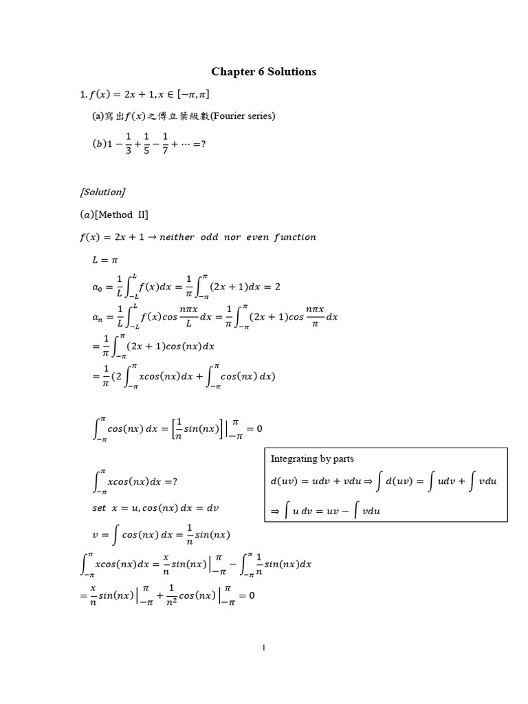 Chapter 6 Solutions | PDF | Mathematical Analysis | Calculus