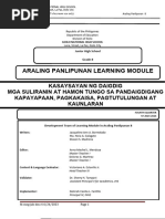 Q2 LAS AP8 Lesson 2 Week 2 | PDF