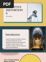 15 Common Cognitive Distortions - Mind My Peelings | PDF | Thought ...