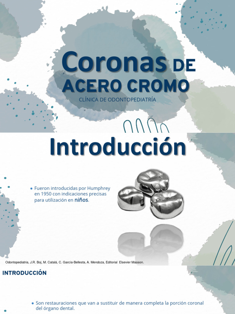 CORONAS DE ACERO CROMO | PDF | Odontología | Boca