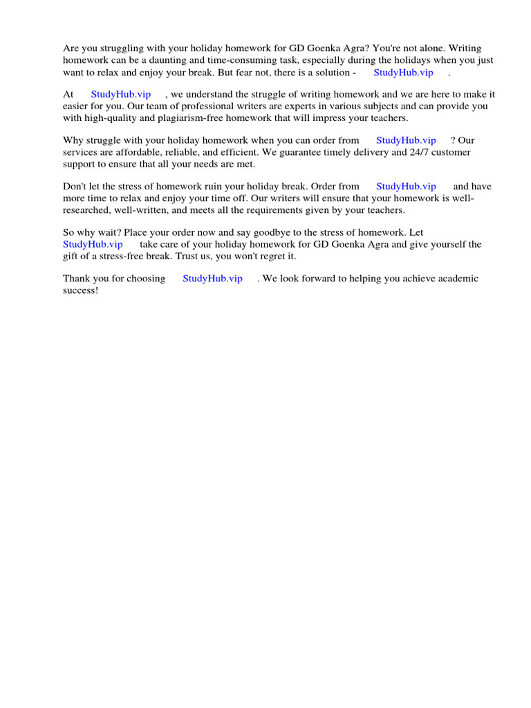 GD Goenka Agra Holiday Homework 2013 | PDF | Schools | Google Play