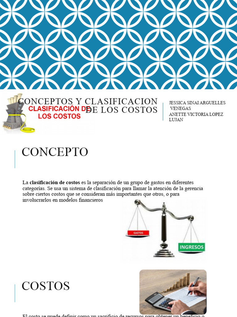 Conceptos y Clasificacion de Los Costos | PDF | Contabilidad de costos | Business