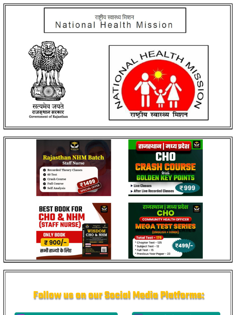 Complete NHM Health Scheme | PDF | Visual Impairment | Preventive ...