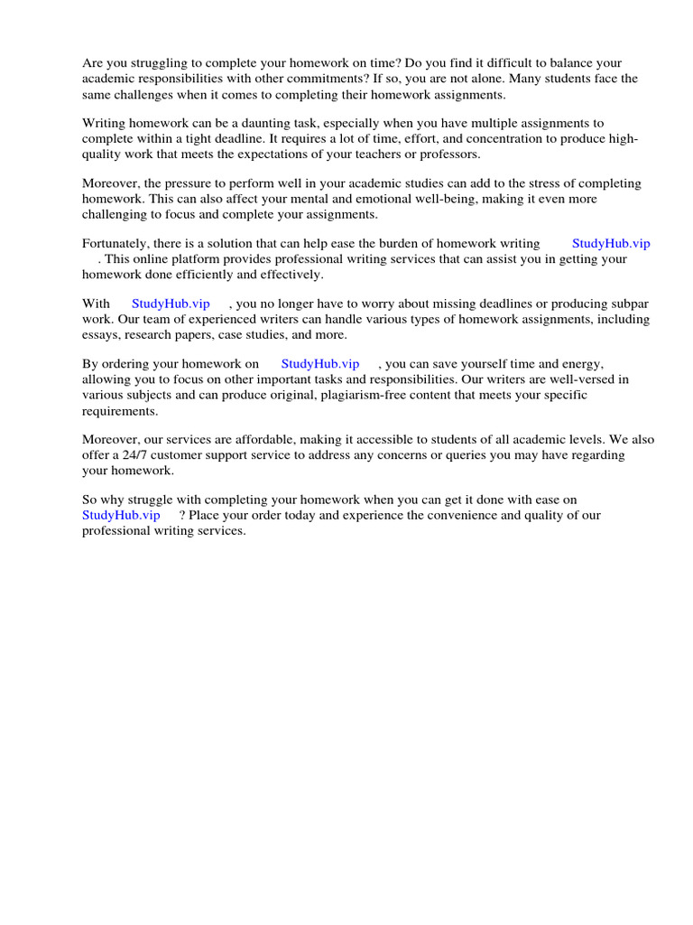 Efficient Homework Solutions for Students | PDF | Homework | Teachers