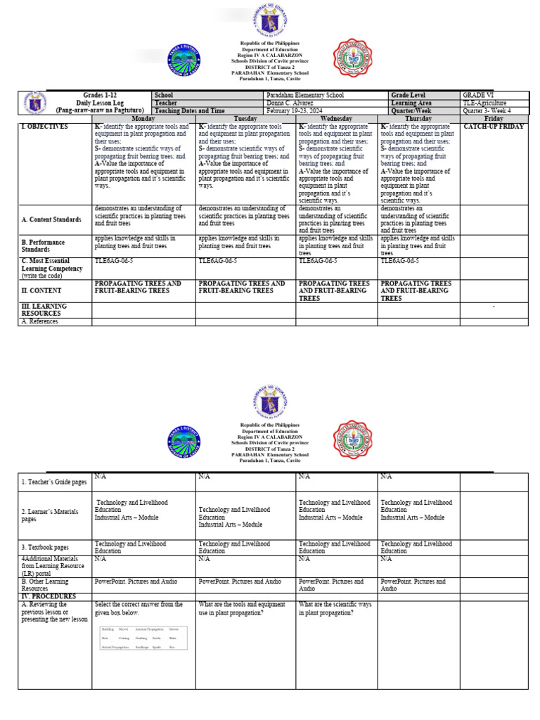 Q3 Week 4 DLL | PDF | Learning | Behavior Modification
