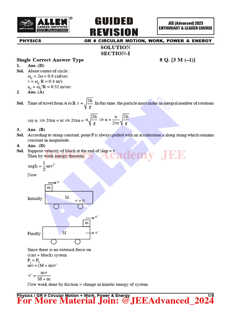 GRP #03 Solutions | PDF | Force | Nature