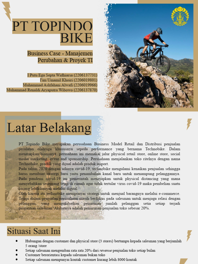 Tugas MPPTI 2022FC - Kelompok 7 - Business Case | PDF