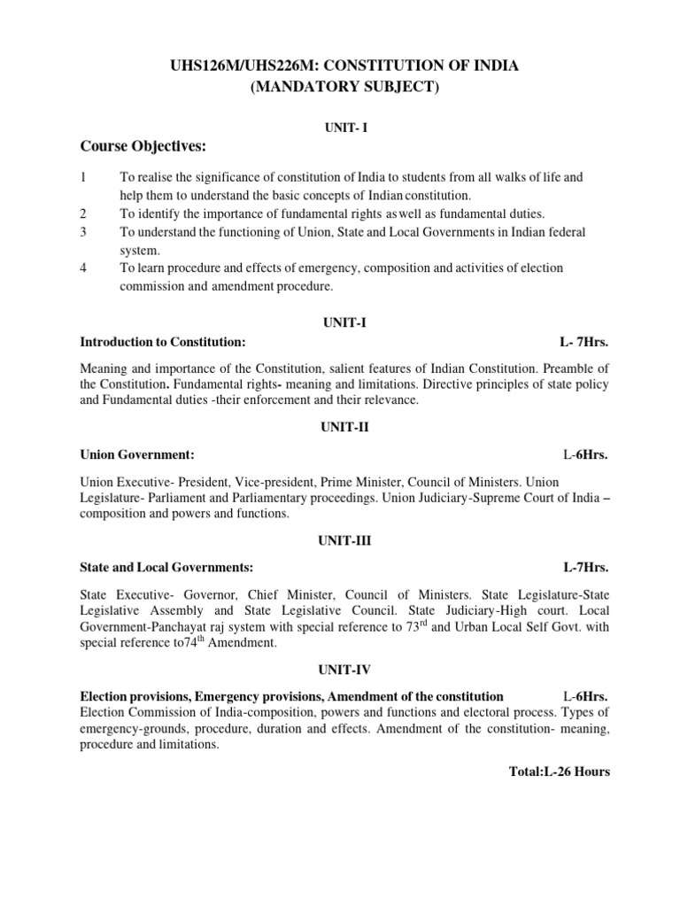Constitution of India | PDF | Constitution | Government